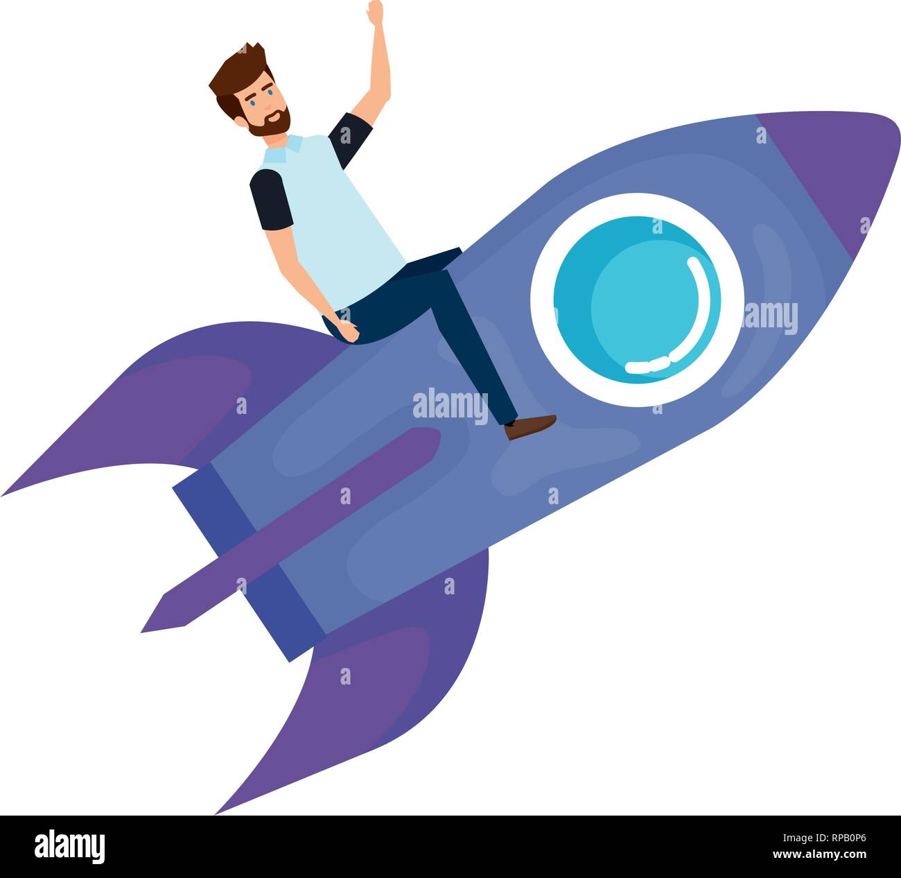 Man with rocket launcher Cut Out Stock Images & Pictures - Alamy