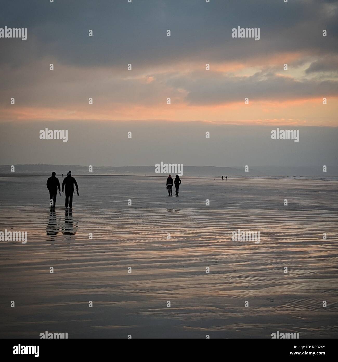 Margate beach sunset hi-res stock photography and images - Alamy