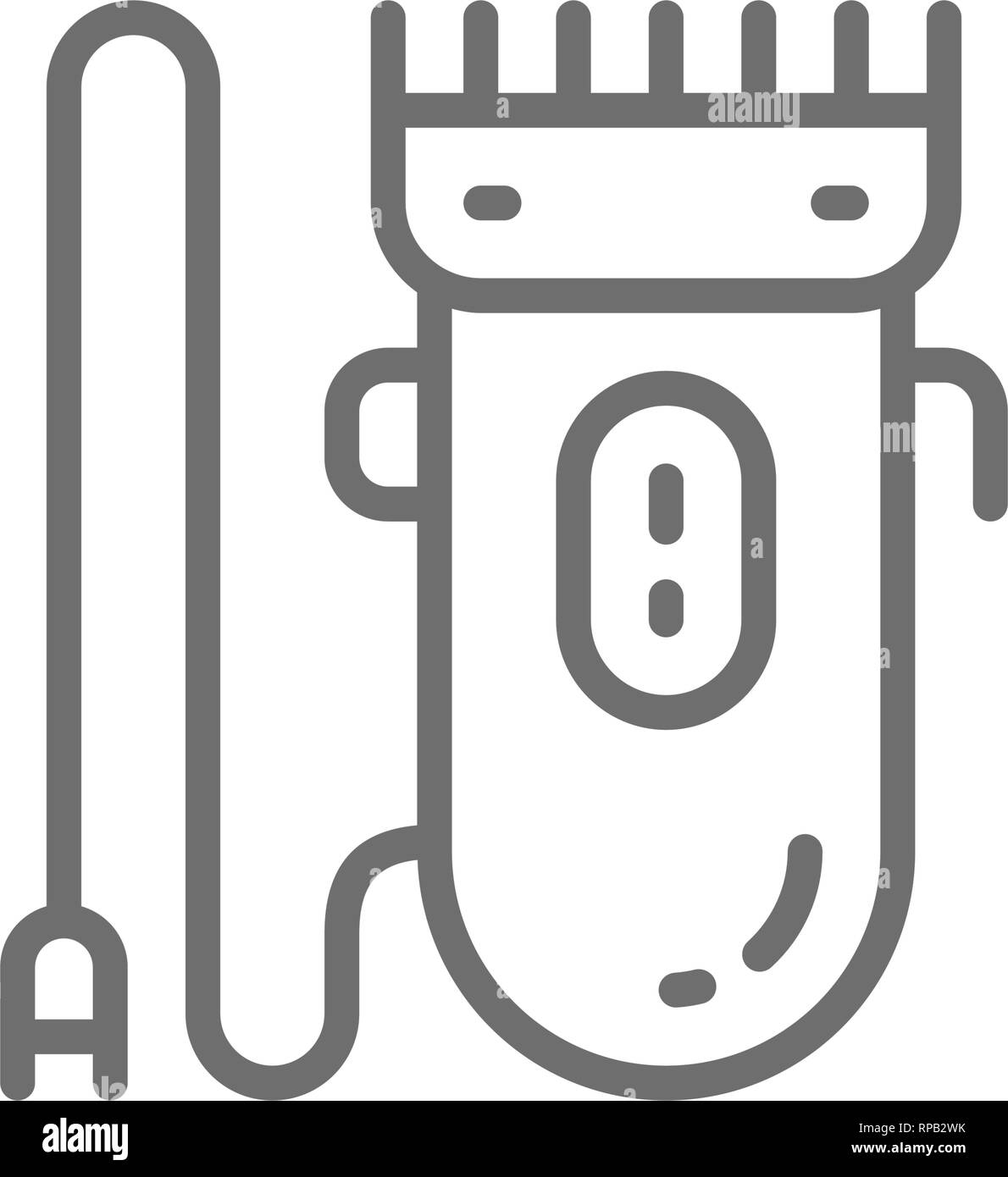 Hair trimmer Stock Vector Images - Alamy