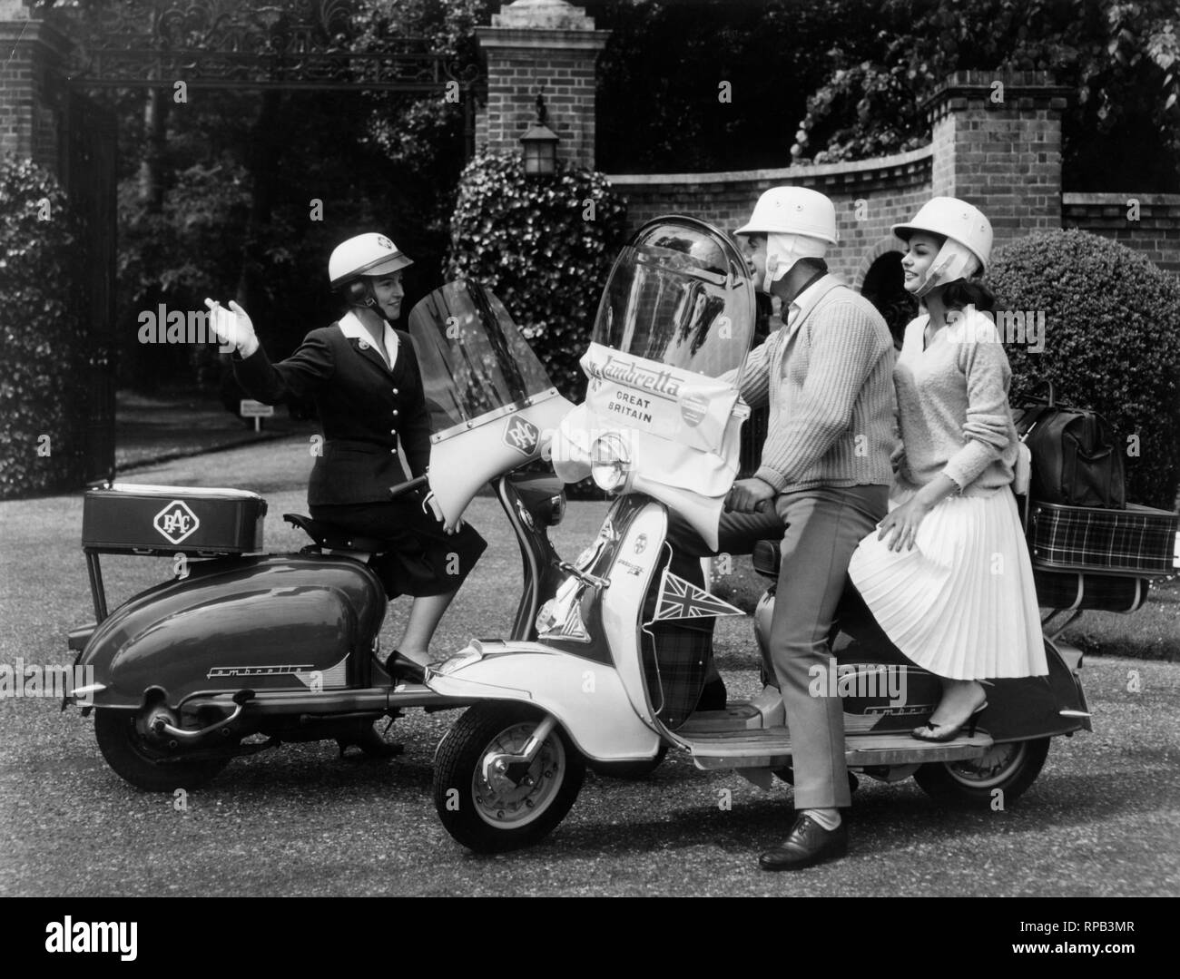 international rally, lambretta, brussels, 1960 Stock Photo - Alamy