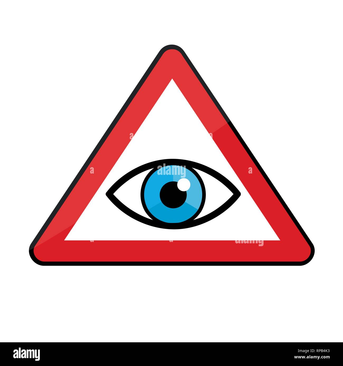 Warning sign Stock Vector Images - Alamy