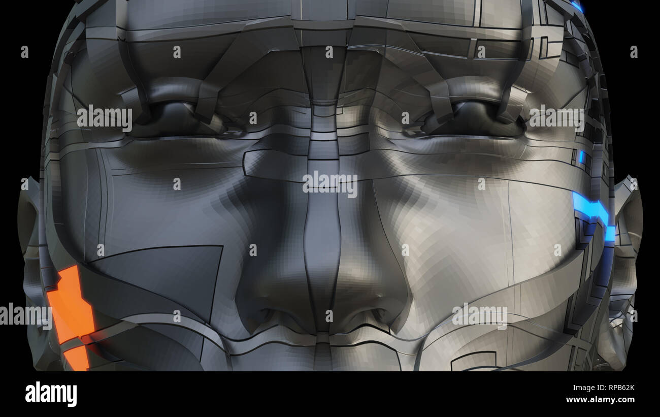 Cyborg robot technology color hi-res stock photography and images - Alamy