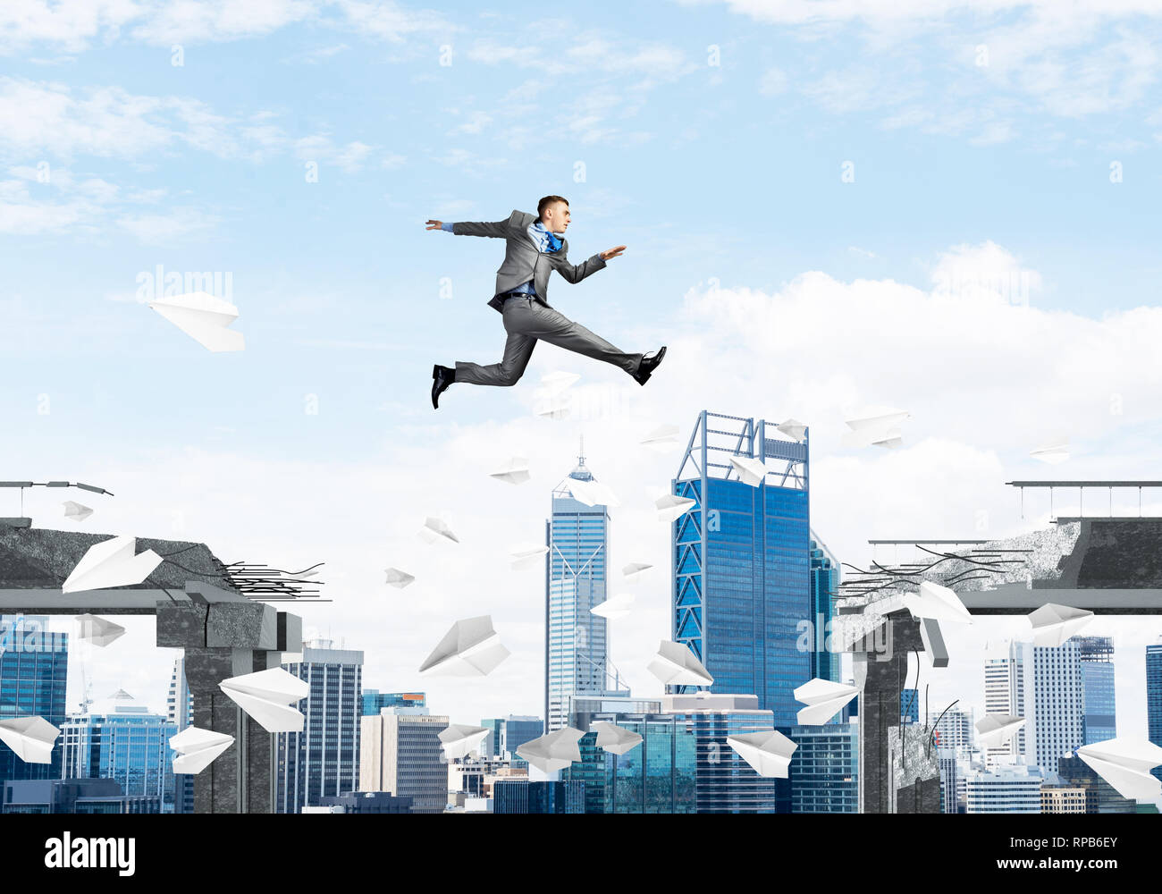 Problem and difficulties overcoming concept Stock Photo - Alamy