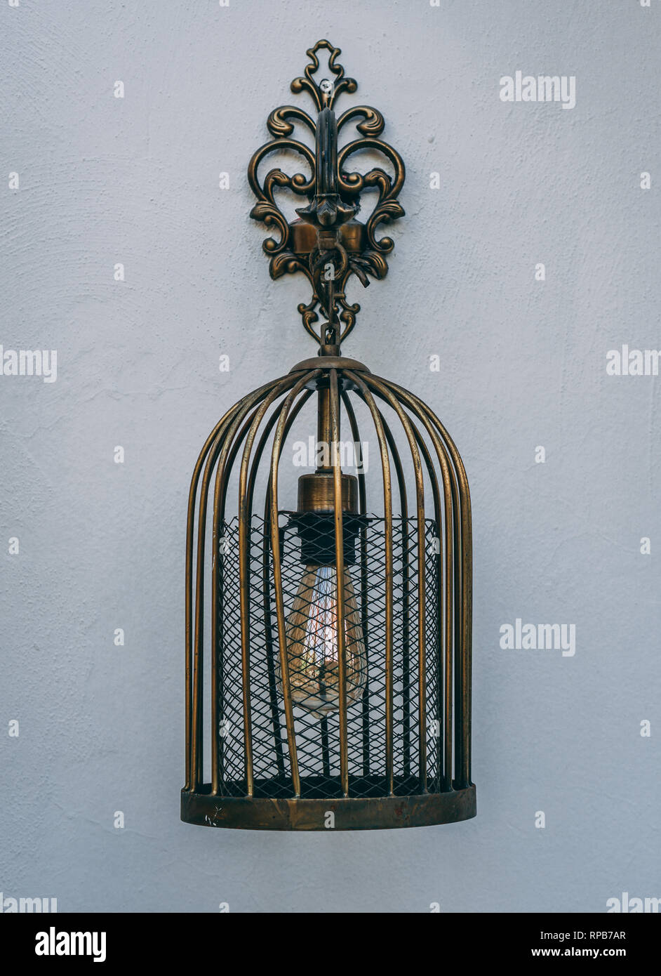 Decoration yellow cage hi-res stock photography and images - Alamy