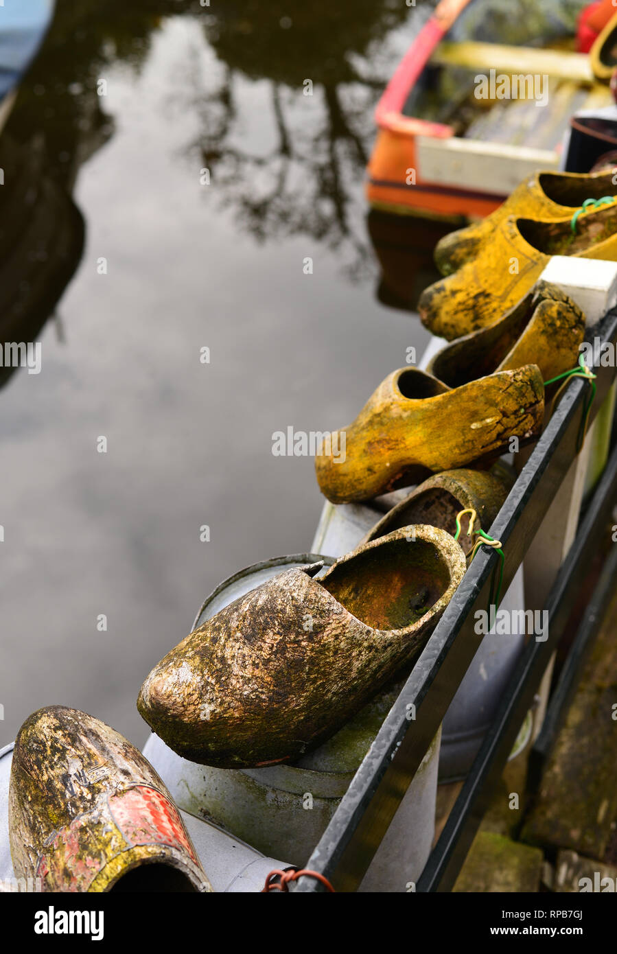 Traditional dutch wooden clogs hi-res stock photography and images - Alamy