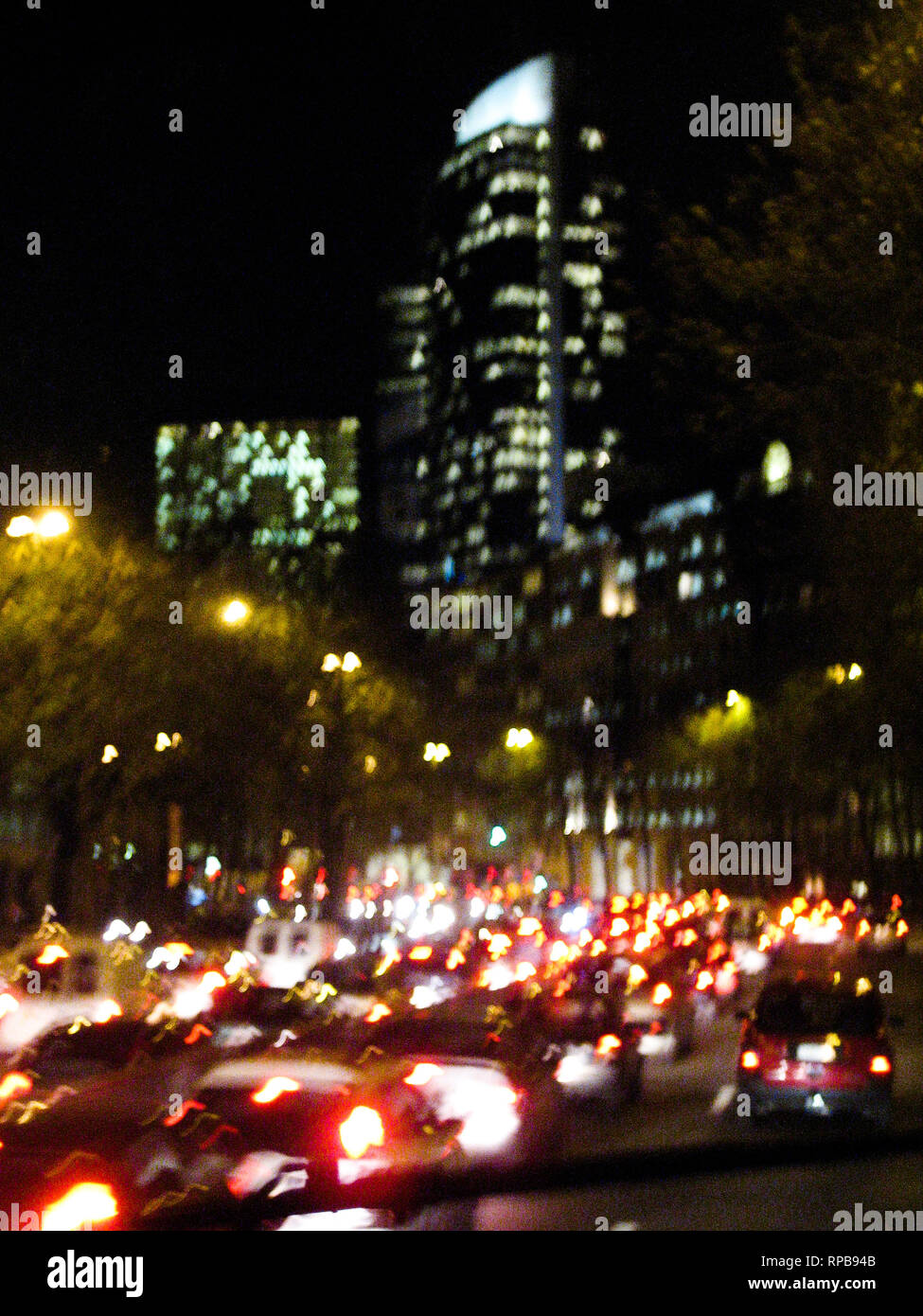Night view, Brussels, Belgium Stock Photo - Alamy