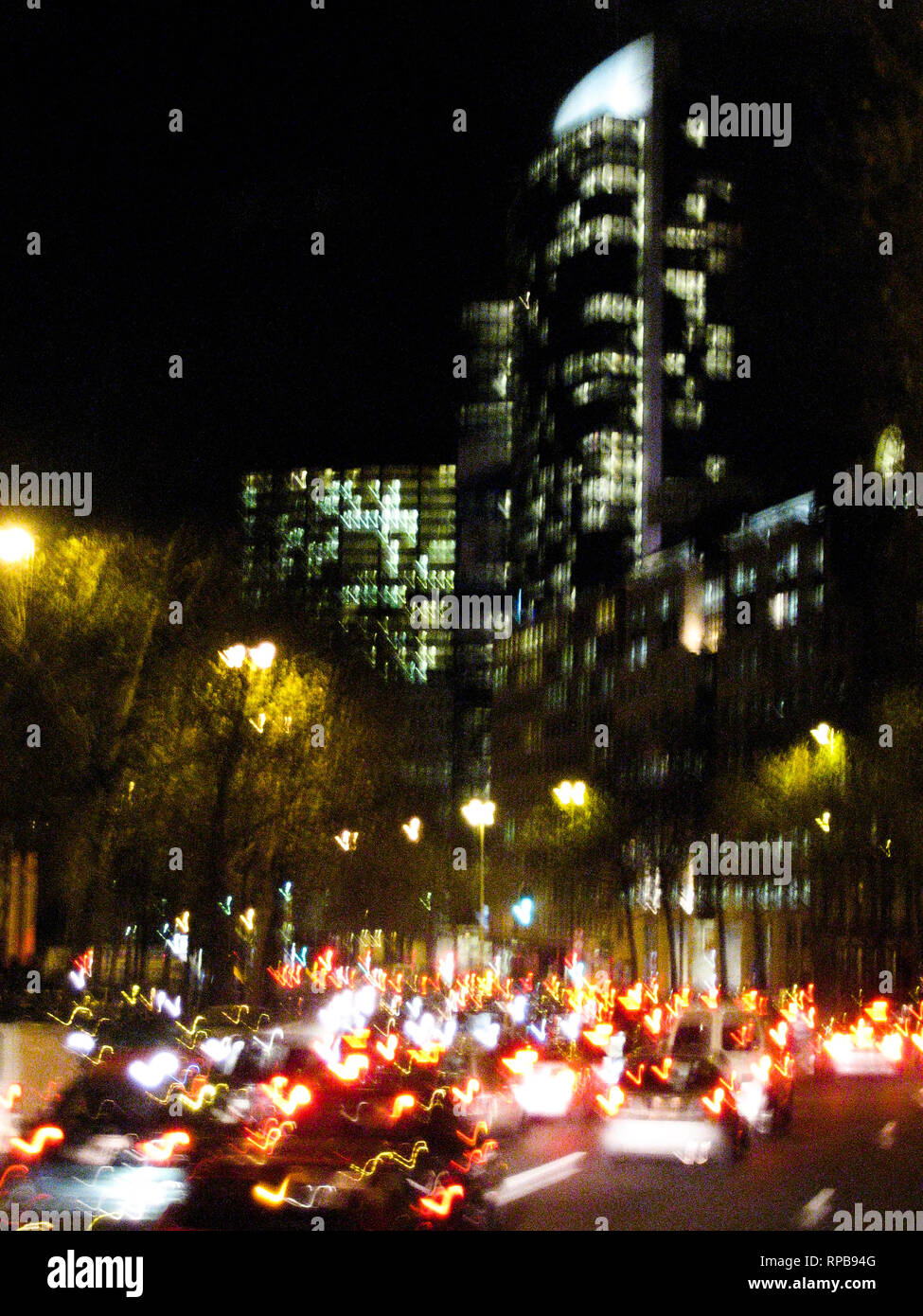 Night view, Brussels, Belgium Stock Photo - Alamy