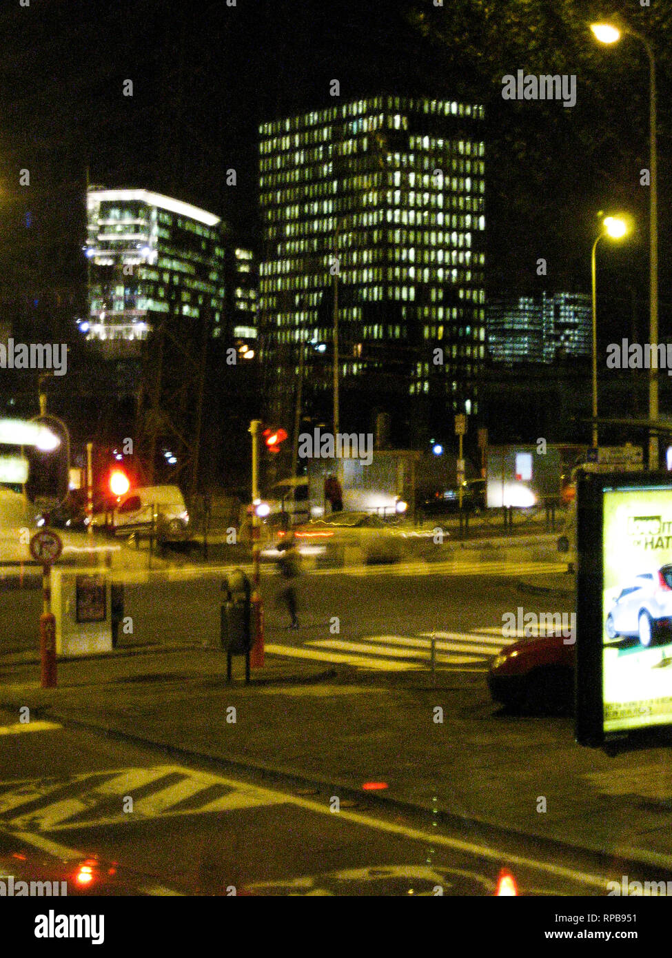 Night view, Brussels, Belgium Stock Photo - Alamy