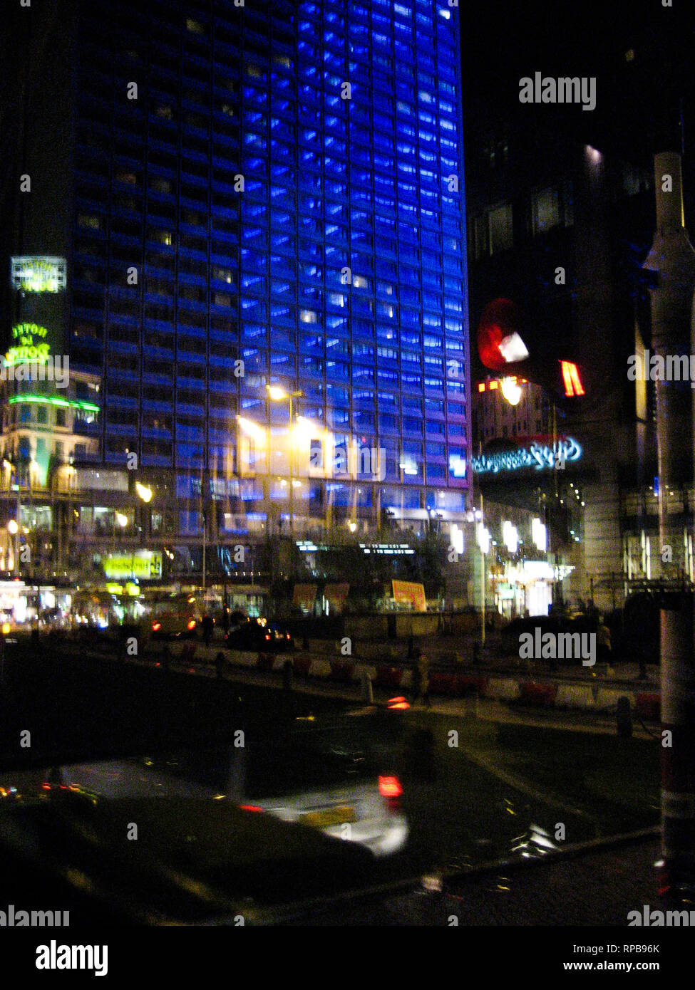 Night view, Brussels, Belgium Stock Photo - Alamy