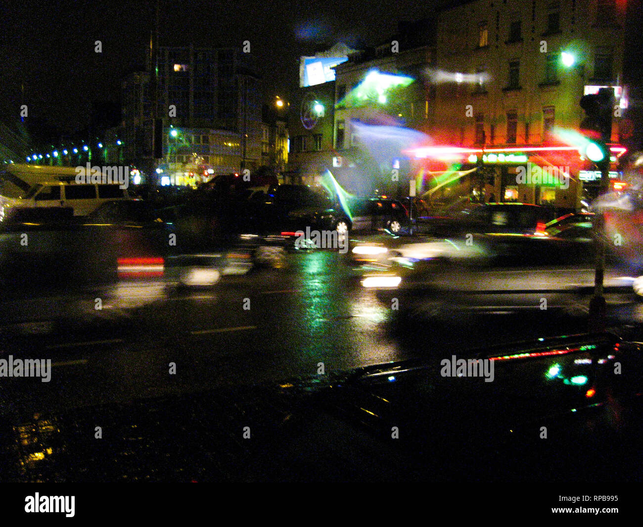 Night view, Brussels, Belgium Stock Photo - Alamy