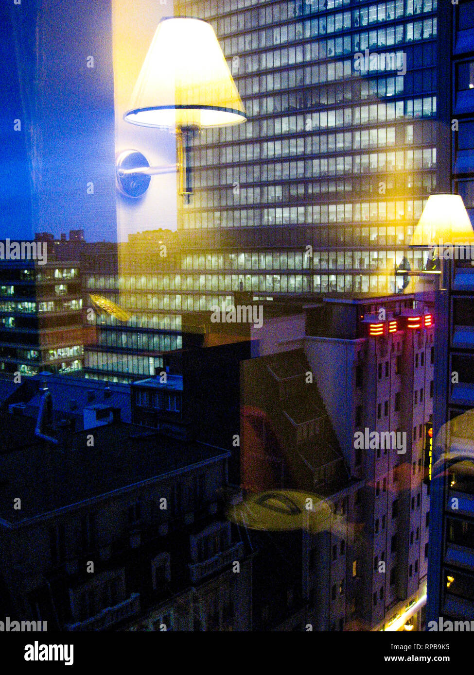 Night view, Brussels, Belgium Stock Photo - Alamy