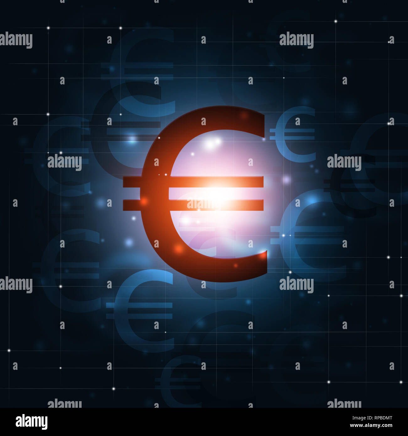 abstract euro currency concept finacial business background Stock Photo ...