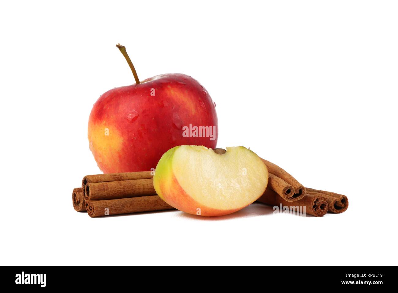 Red apple cinnamon sticks hi-res stock photography and images - Alamy