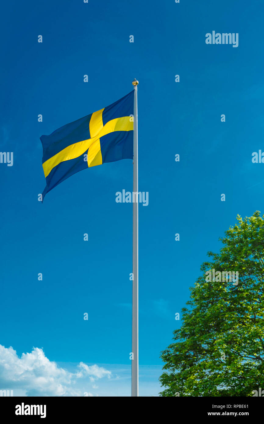 Swedens flag hi-res stock photography and images - Alamy