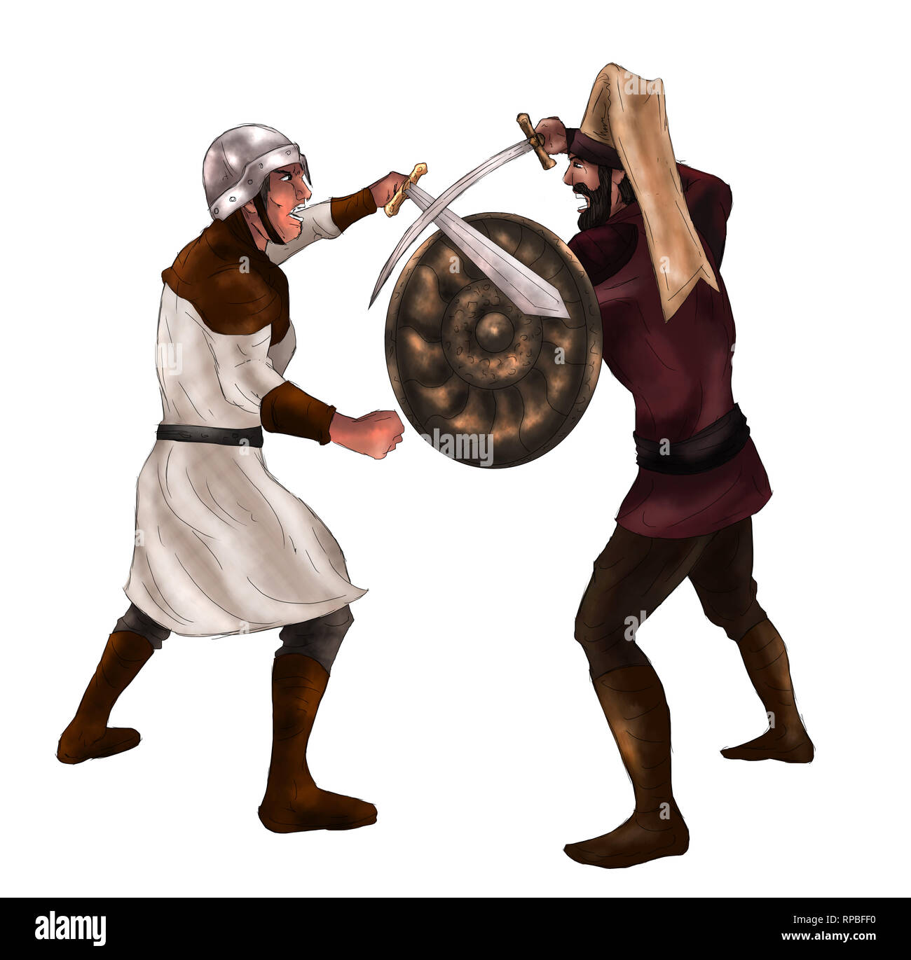 Mongol warrior battle uniform hi-res stock photography and images - Alamy