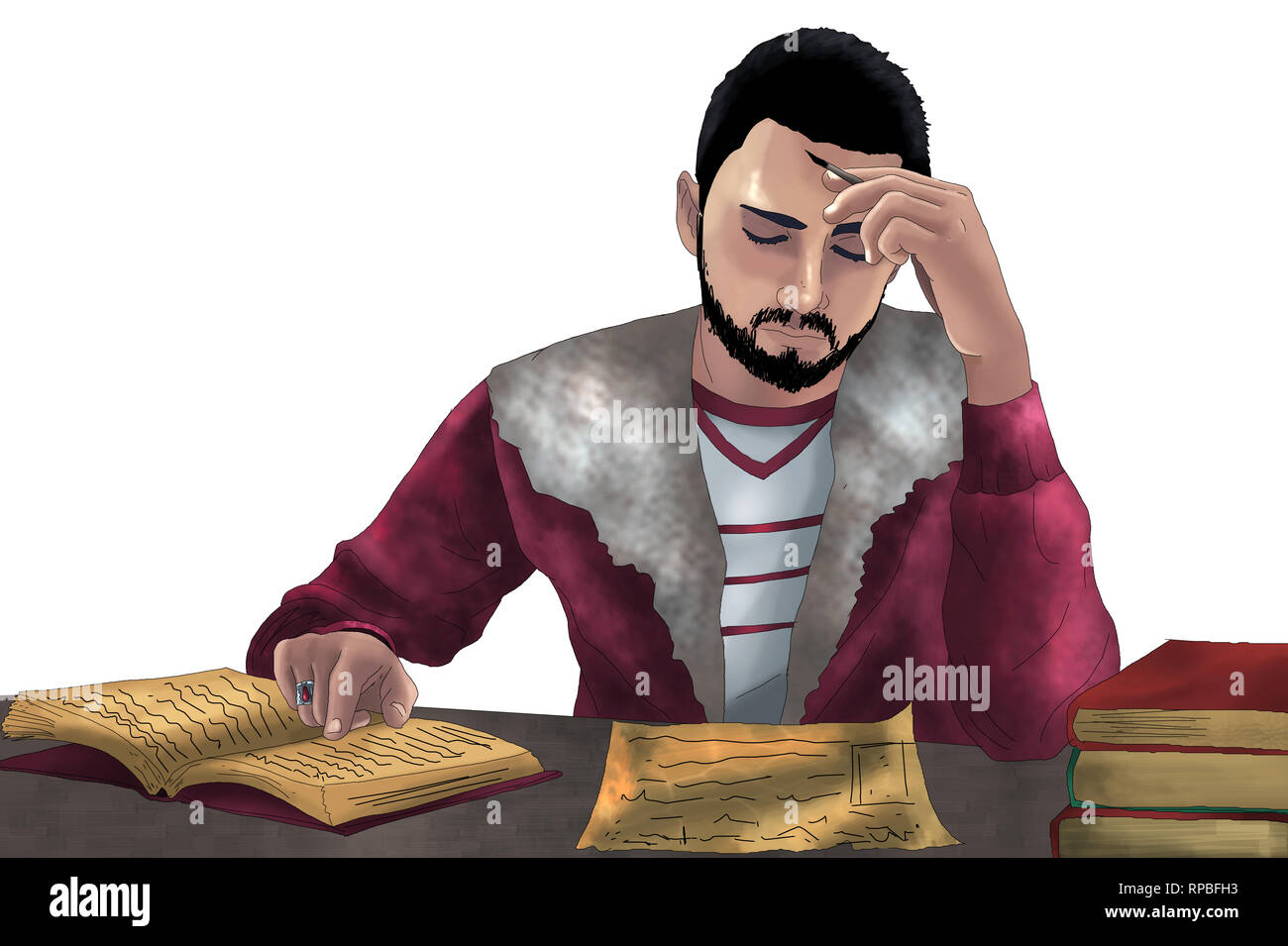 Turkish turk man traditional clothes hi-res stock photography and ...