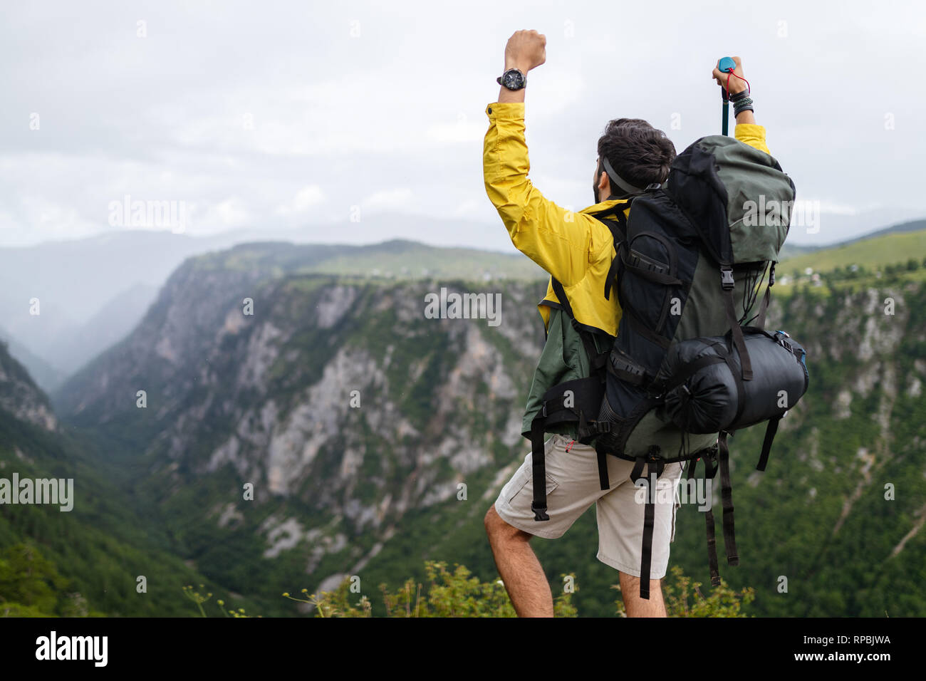 Backpack trail hi-res stock photography and images - Alamy