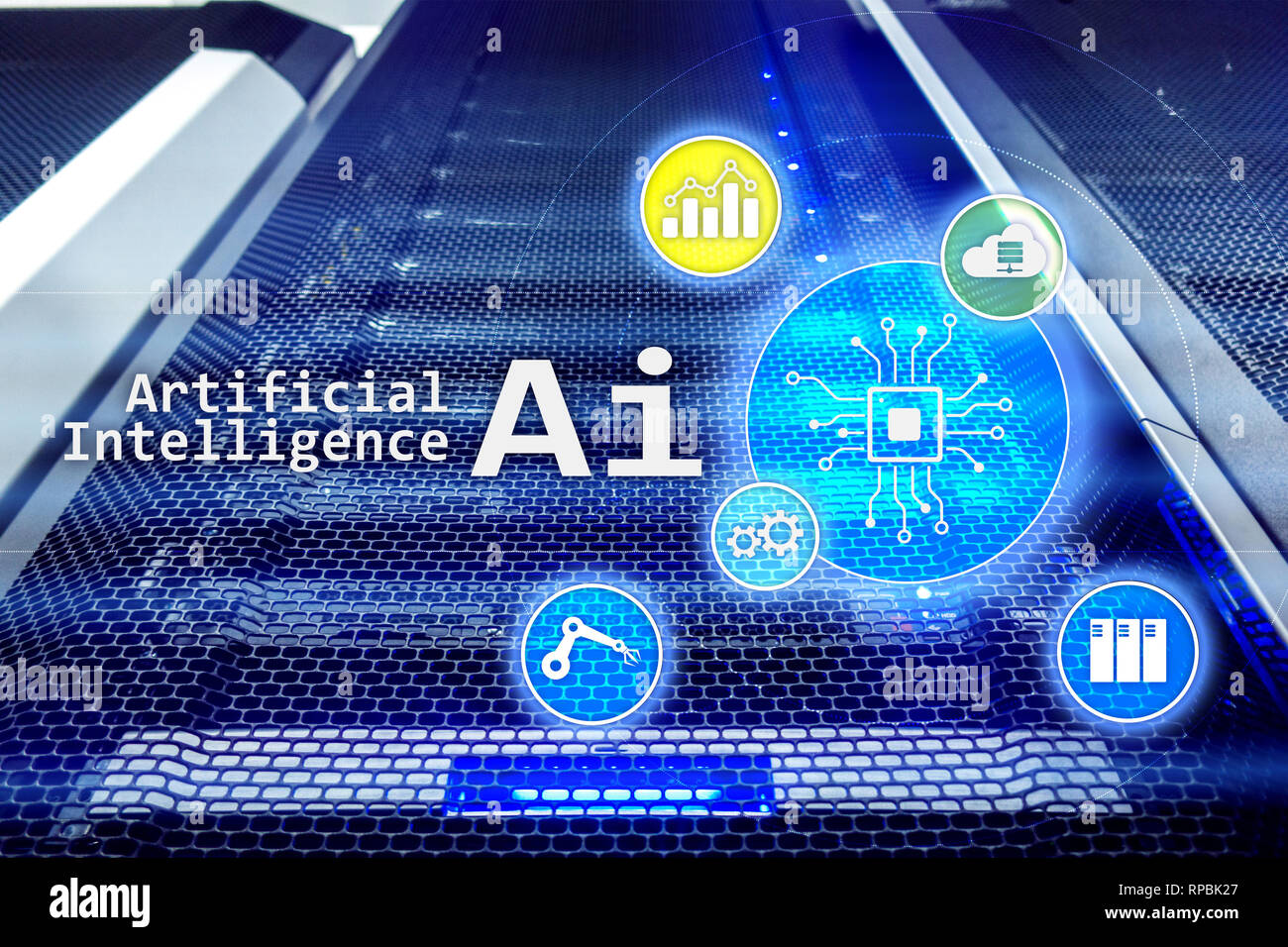 AI, Artificial intelligence, automation and modern information ...