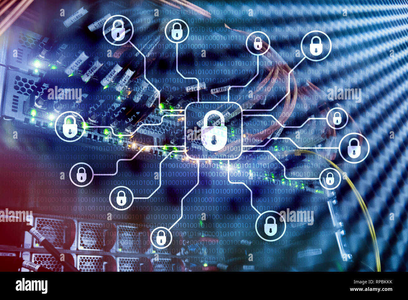 Cyber security, data protection, information privacy. Internet and ...