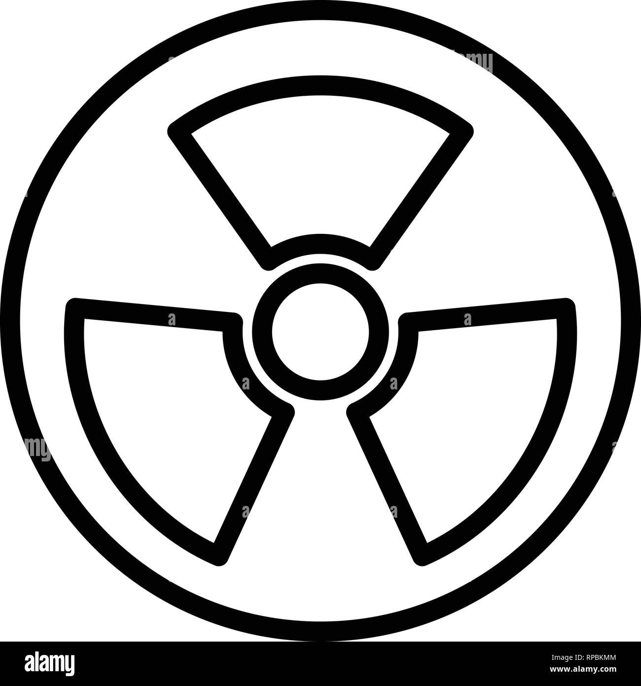 Vector Radio Active Road Sign Icon Stock Vector Image & Art - Alamy