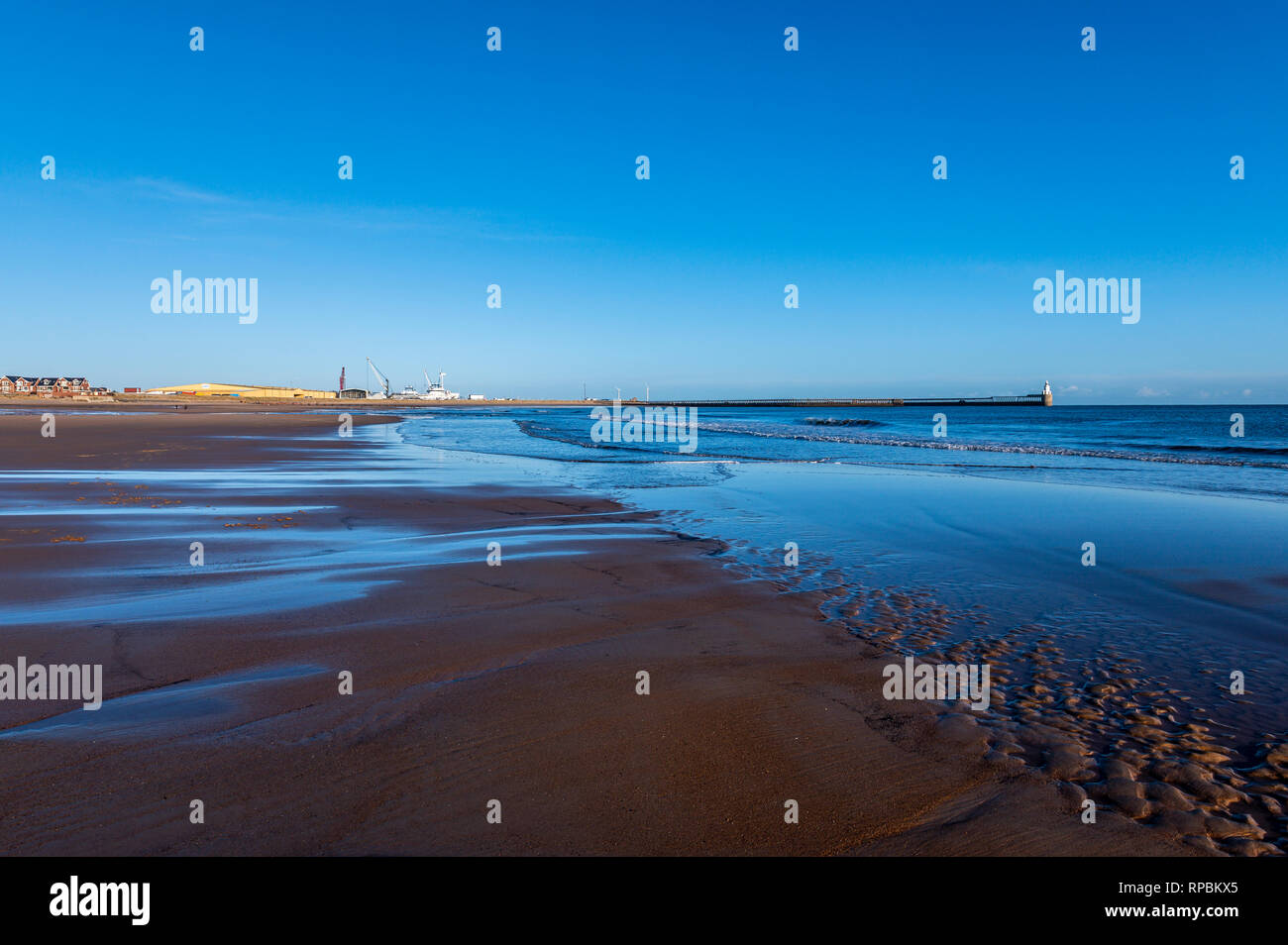Blyth South Beach, Blyth, Northumberland, UK Stock Photo - Alamy