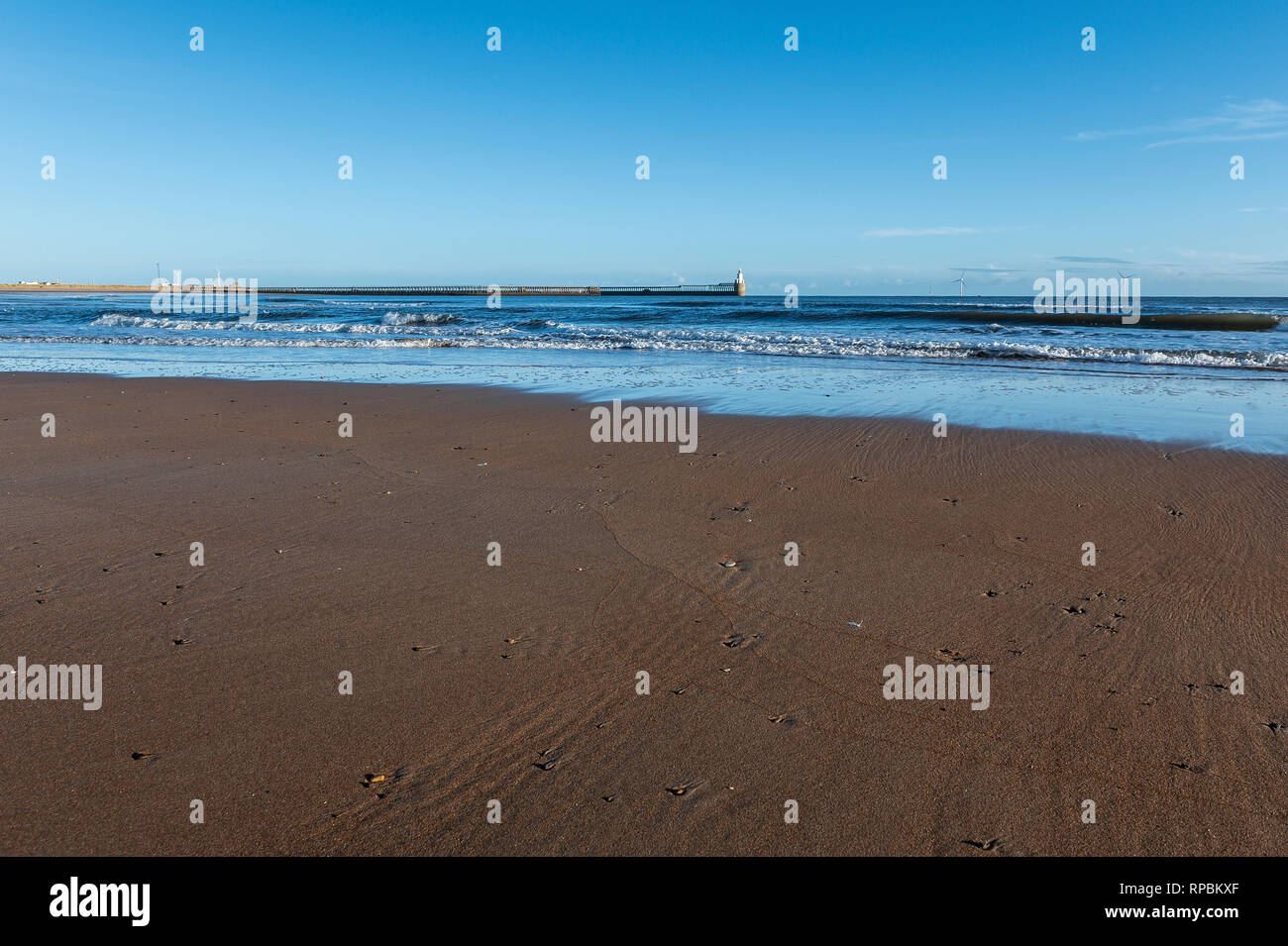 Blyth South Beach, Blyth, Northumberland, UK Stock Photo - Alamy