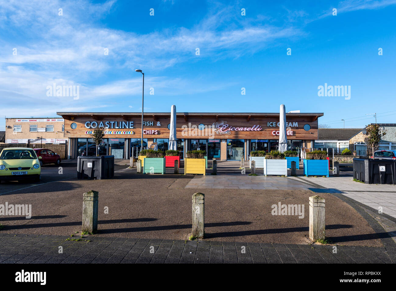 Blyth sea view cafe hi-res stock photography and images - Alamy