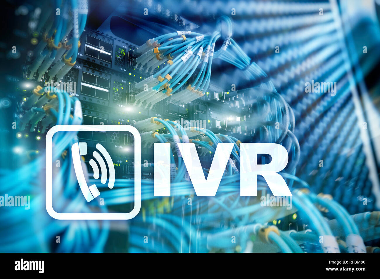 IVR Interactive voice response communication concept Stock Photo - Alamy