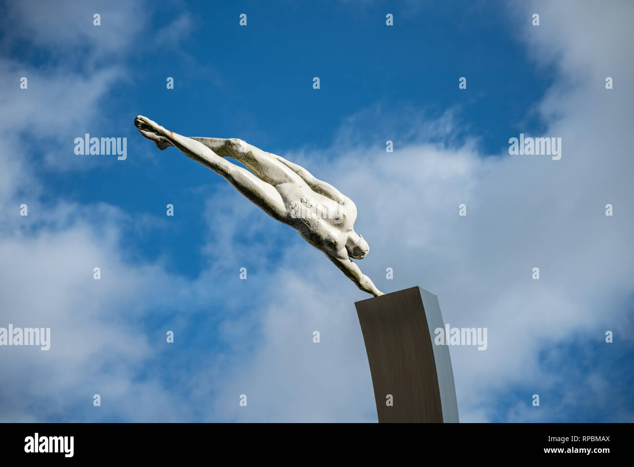 Flying Sculpture in Portishead, England, United Kingdom Stock Photo - Alamy