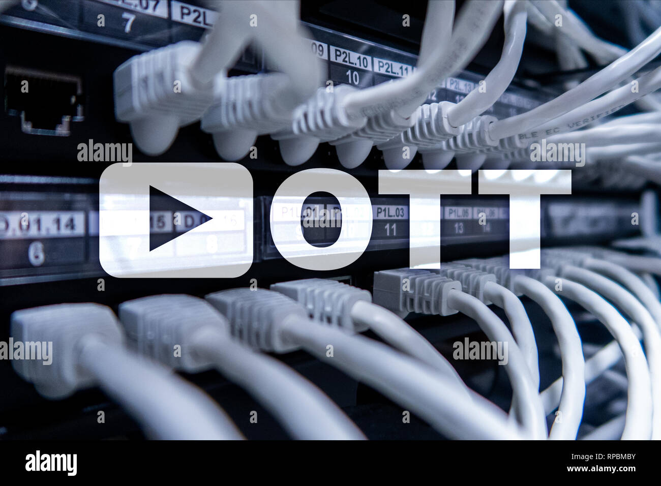 OTT, IPTV, video streaming over the internet Stock Photo - Alamy