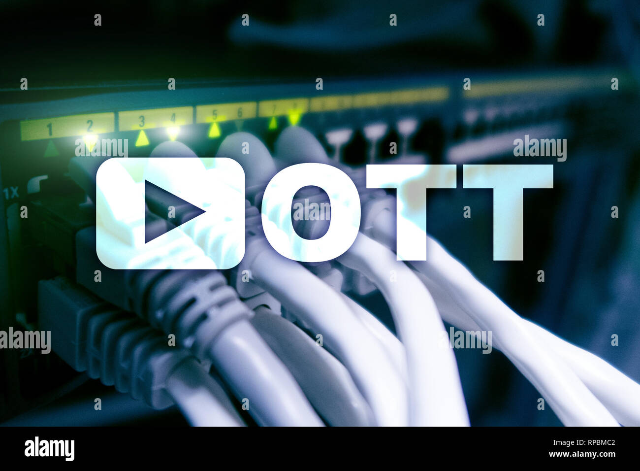 OTT, IPTV, video streaming over the internet Stock Photo - Alamy