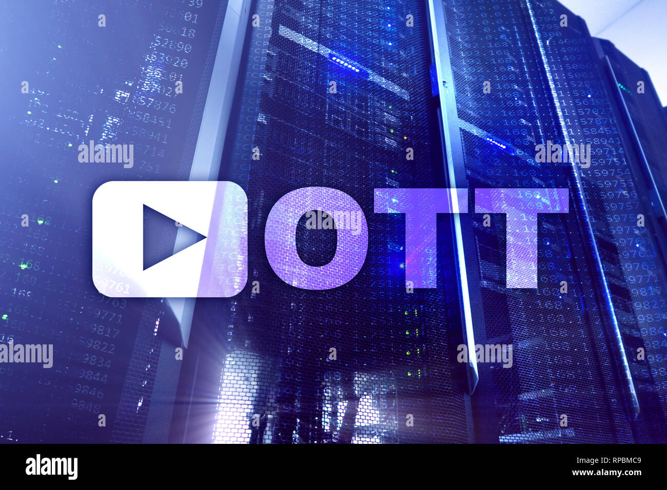 OTT, IPTV, video streaming over the internet Stock Photo - Alamy