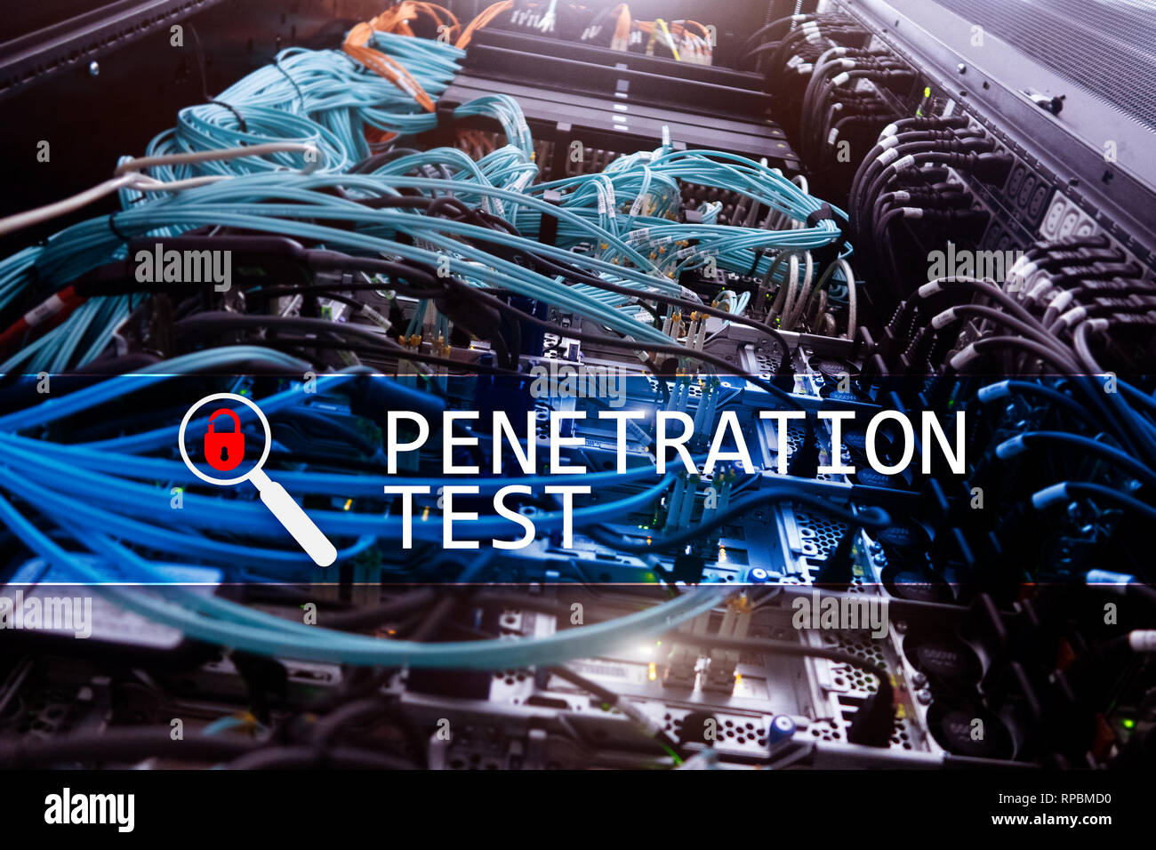 Penetration test. Cybersecurity and data protection. Hacker attack ...