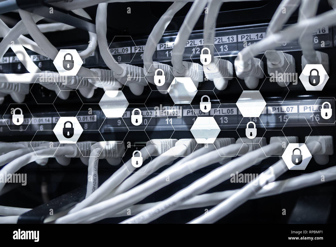 Cyber security, data protection, information privacy. Internet and ...