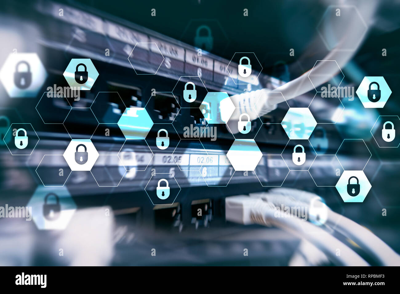 Cyber security, data protection, information privacy. Internet and ...