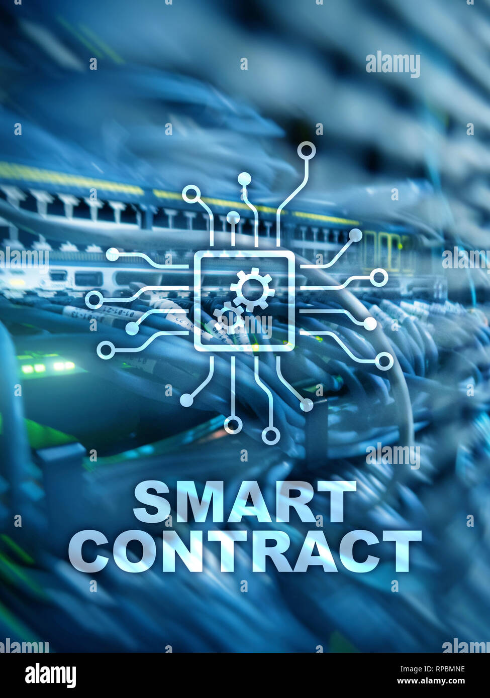 Smart contract, blockchain technology in modern business Stock Photo ... Smart contract, blockchain technology in modern business Stock Photo ...