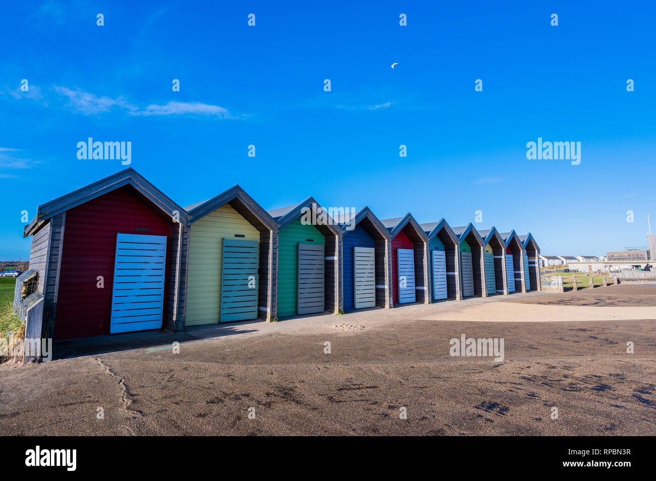 Blyth beach huts hi-res stock photography and images - Alamy