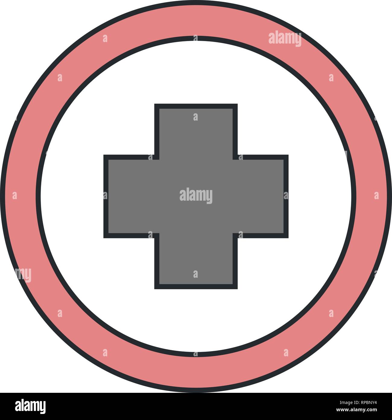 Vector Hospiatal Road Sign Icon Stock Vector Image & Art - Alamy