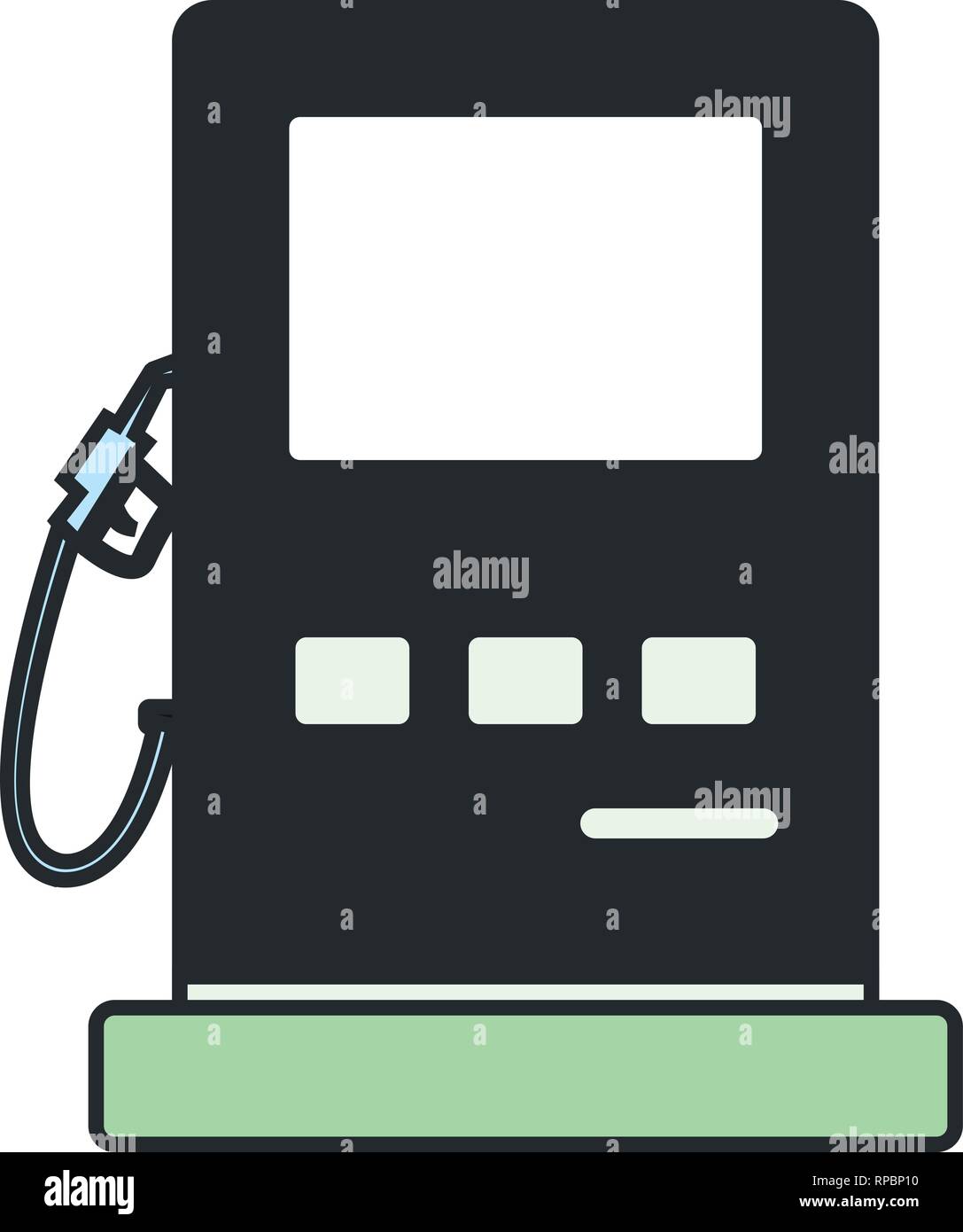 Vector Filling Station Road Sign Icon Stock Vector Image & Art - Alamy