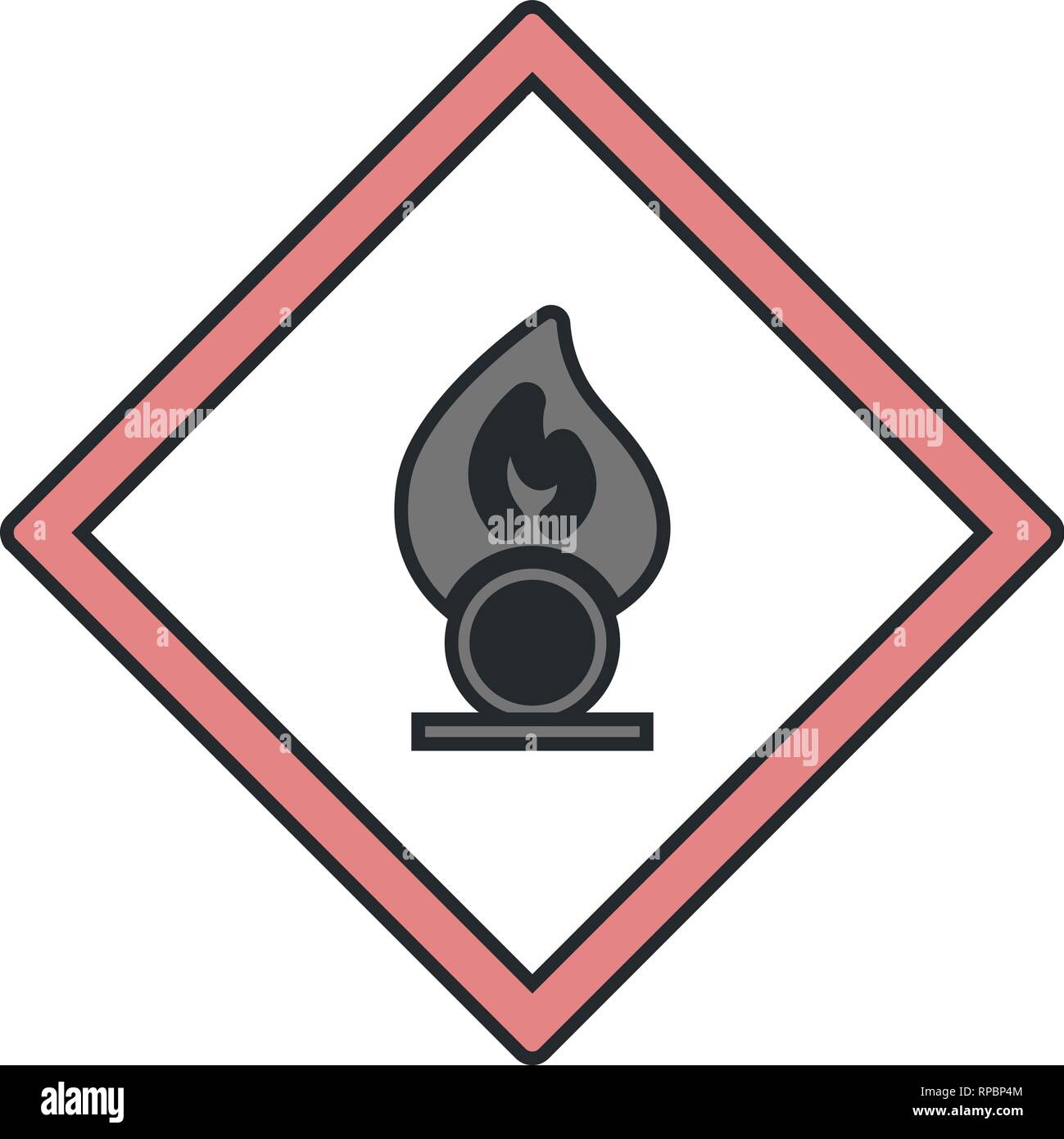 Vector Oxidizing agent Road Sign Icon Stock Vector Image & Art - Alamy