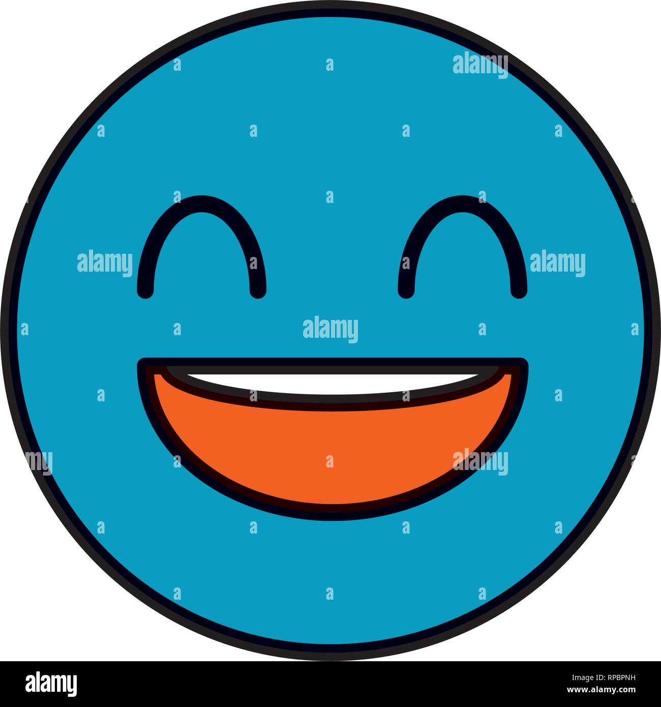happy fool face emoticon icon Stock Vector Image & Art - Alamy