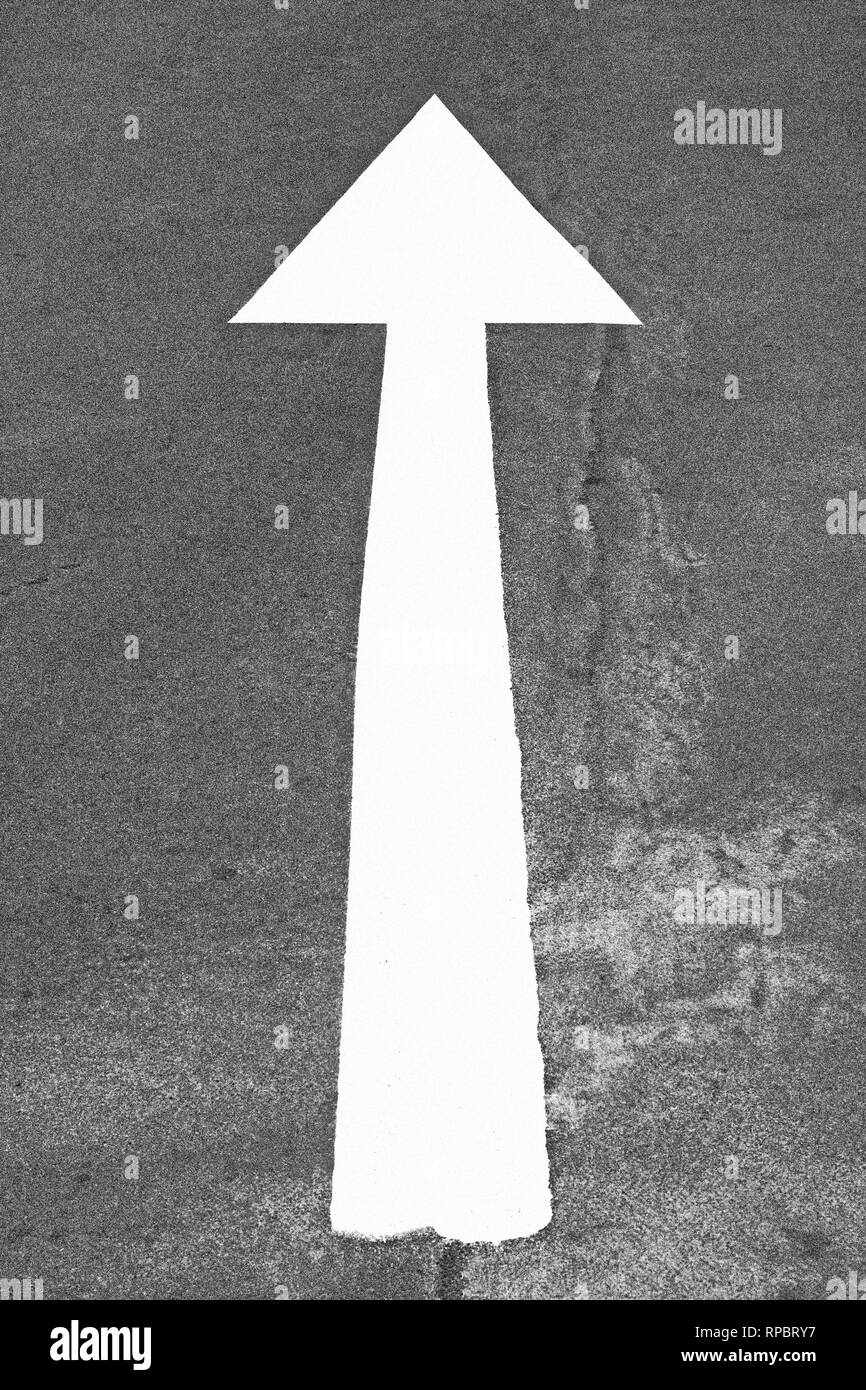 Straight a head Black and White Stock Photos & Images - Alamy