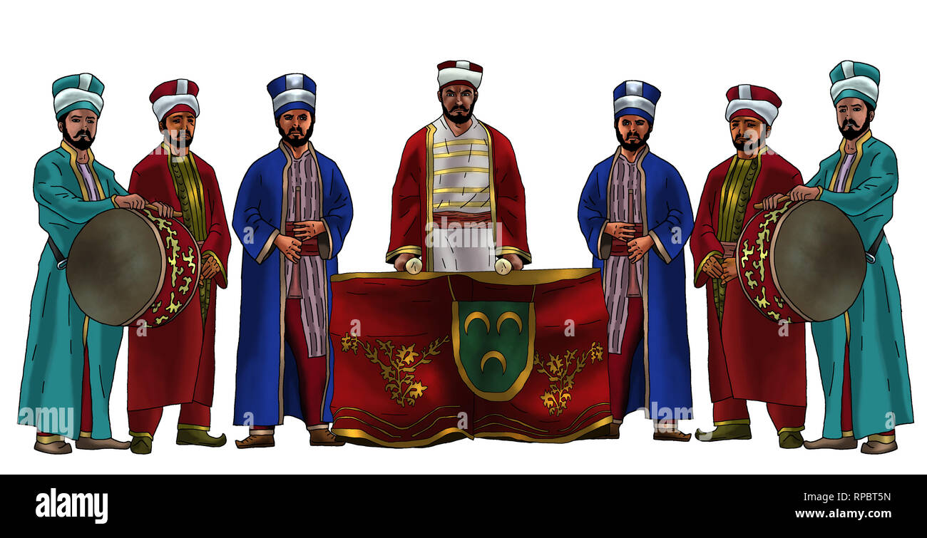Military band Mehter Stock Photo - Alamy