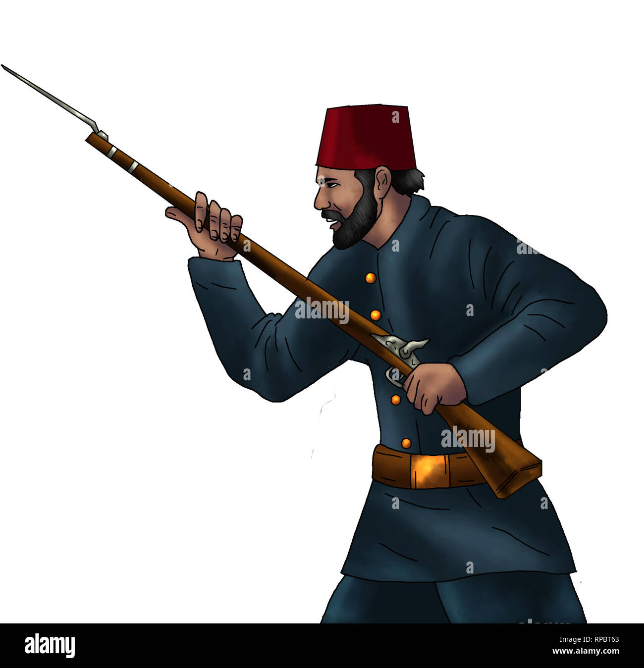 Ottoman Soldier Rifle High Resolution Stock Photography and Images - Alamy