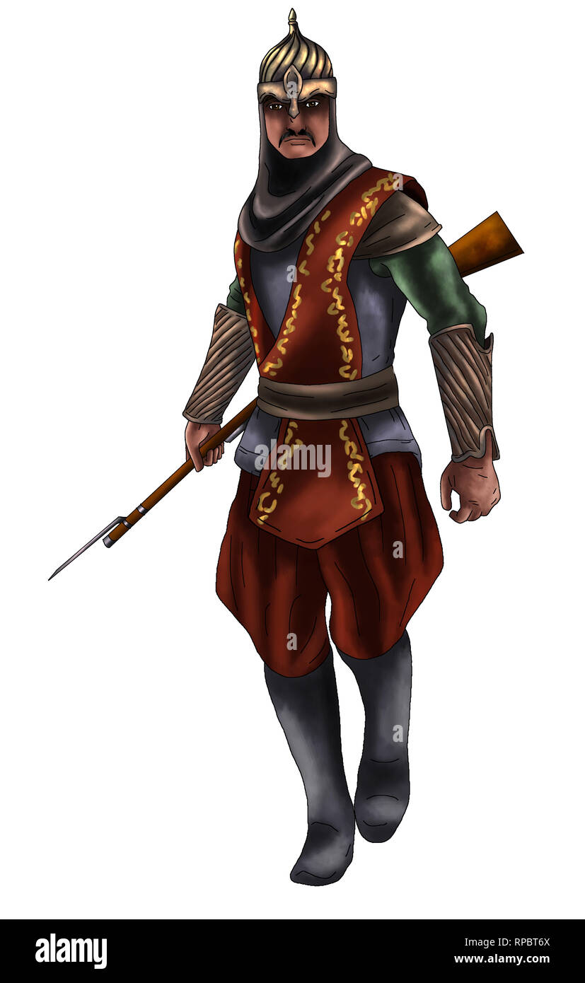 Ottoman soldier rifle hi-res stock photography and images - Alamy