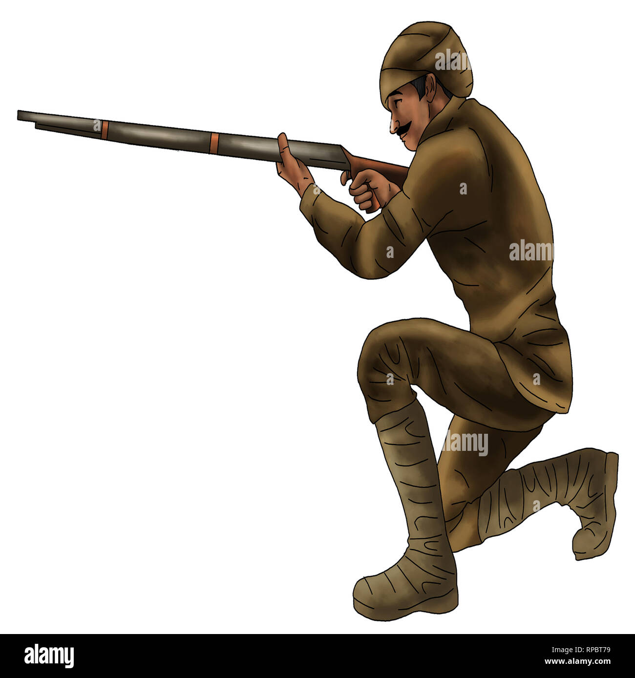 Ottoman soldier rifle hi-res stock photography and images - Alamy