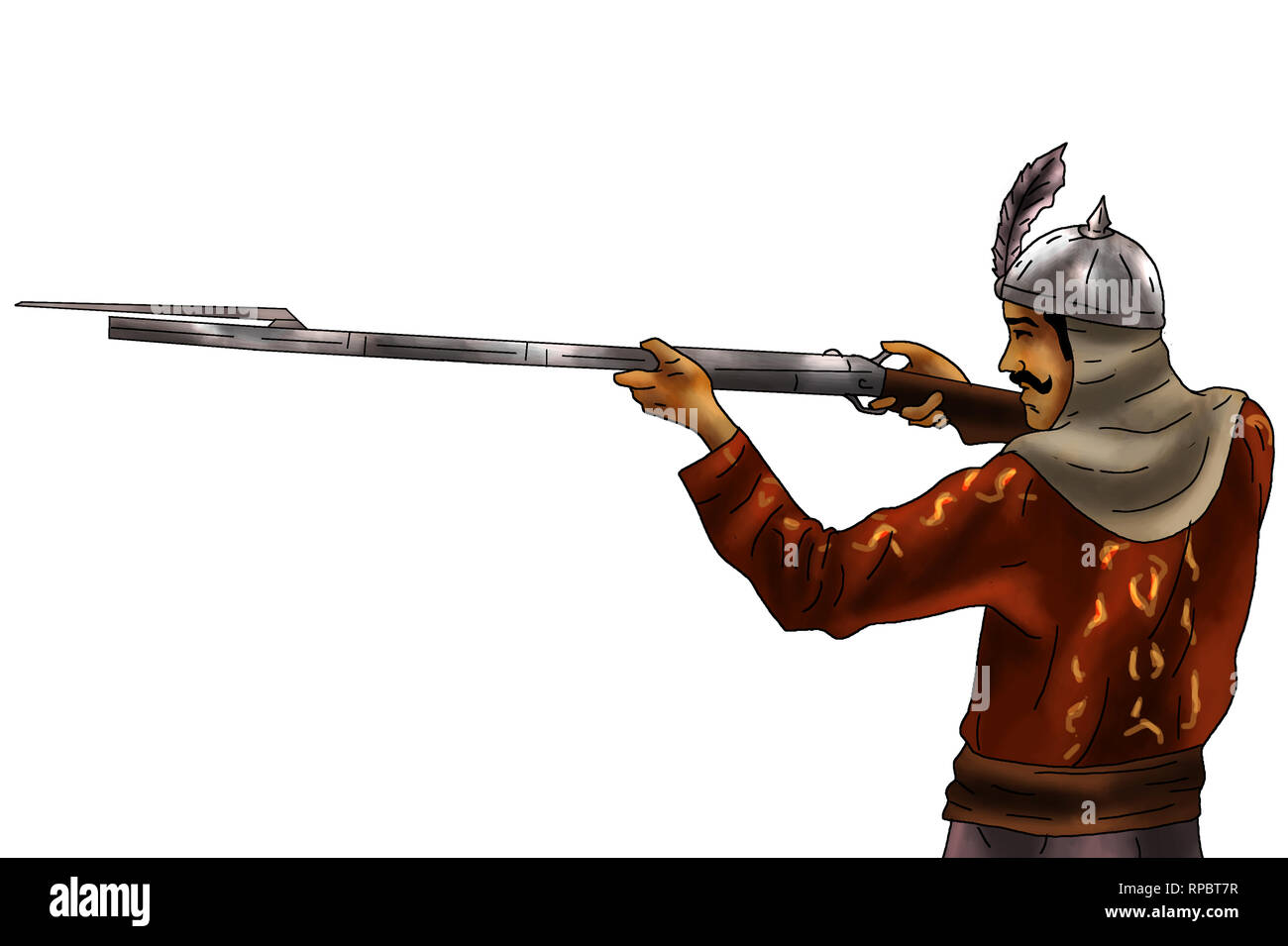 Ottoman soldier rifle hi-res stock photography and images - Alamy