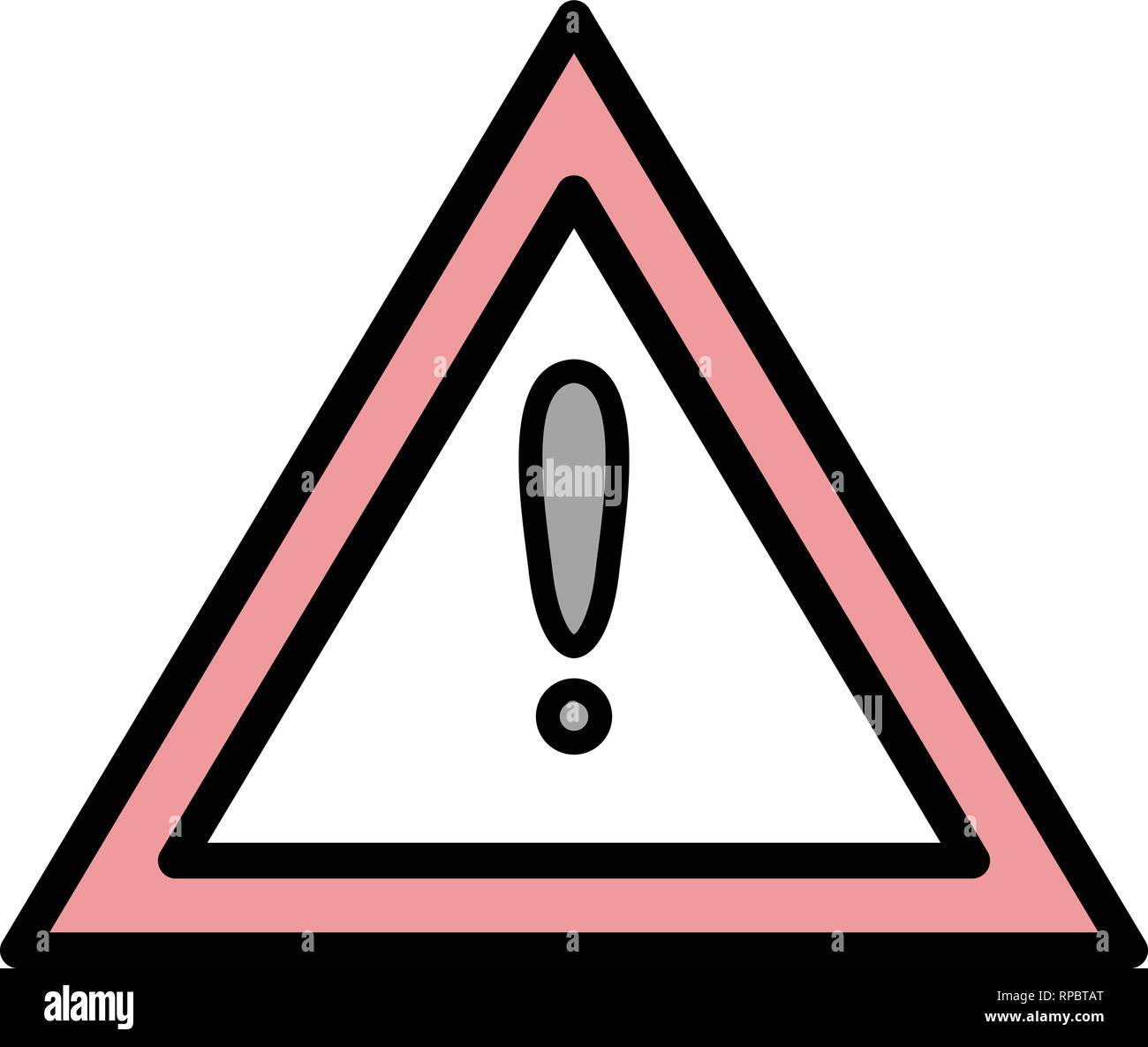 Vector Other dangers Road Sign Icon Stock Vector Image & Art - Alamy