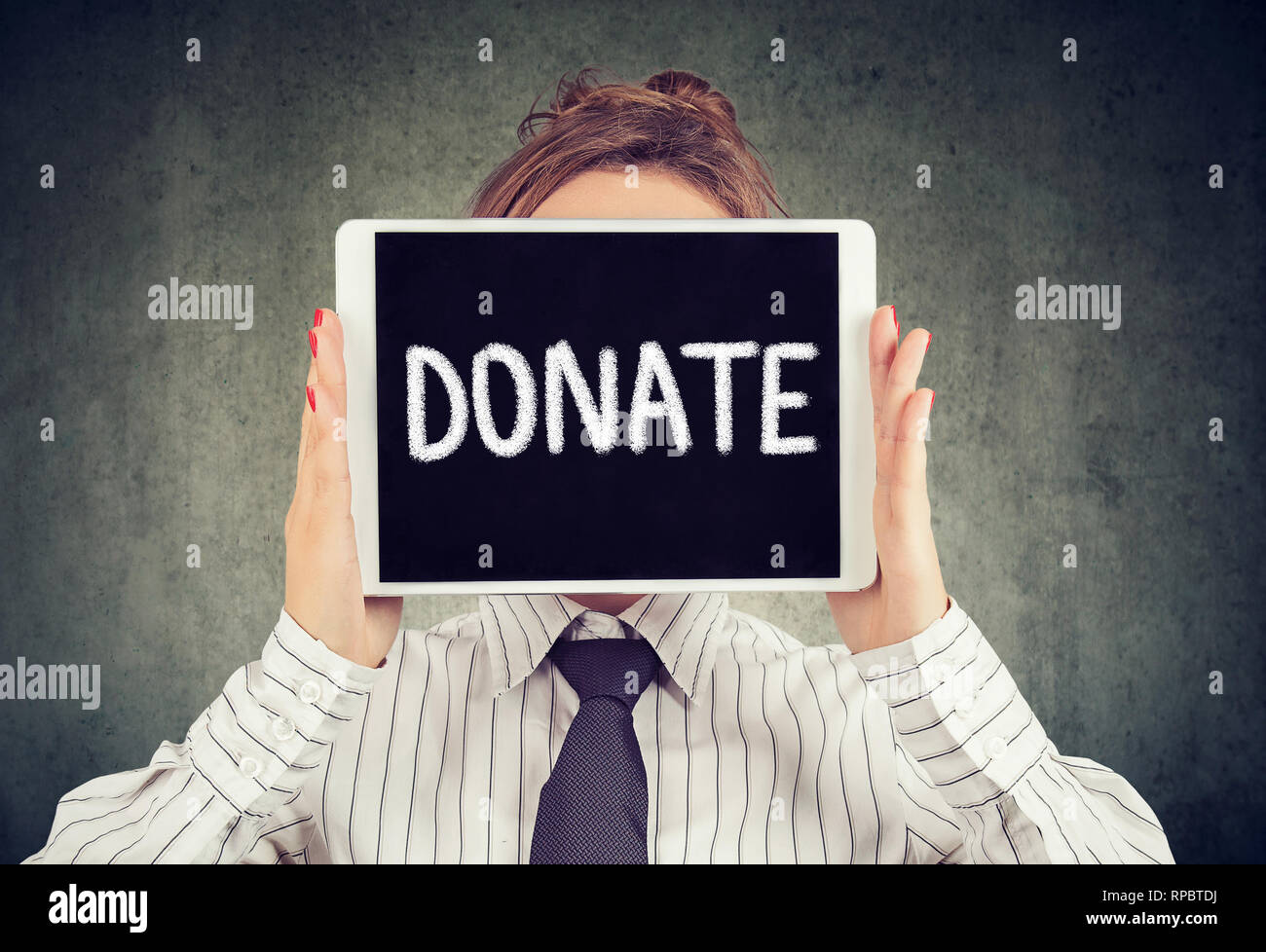 Mobile donation campaign hi-res stock photography and images - Alamy