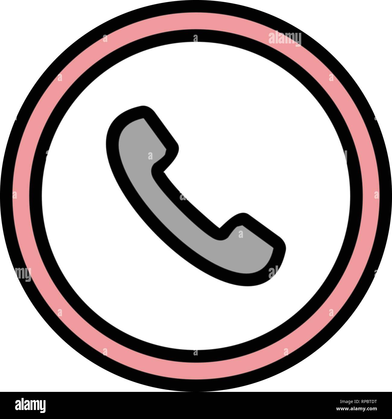 Vector Telephone Road Sign Icon Stock Vector Image & Art - Alamy